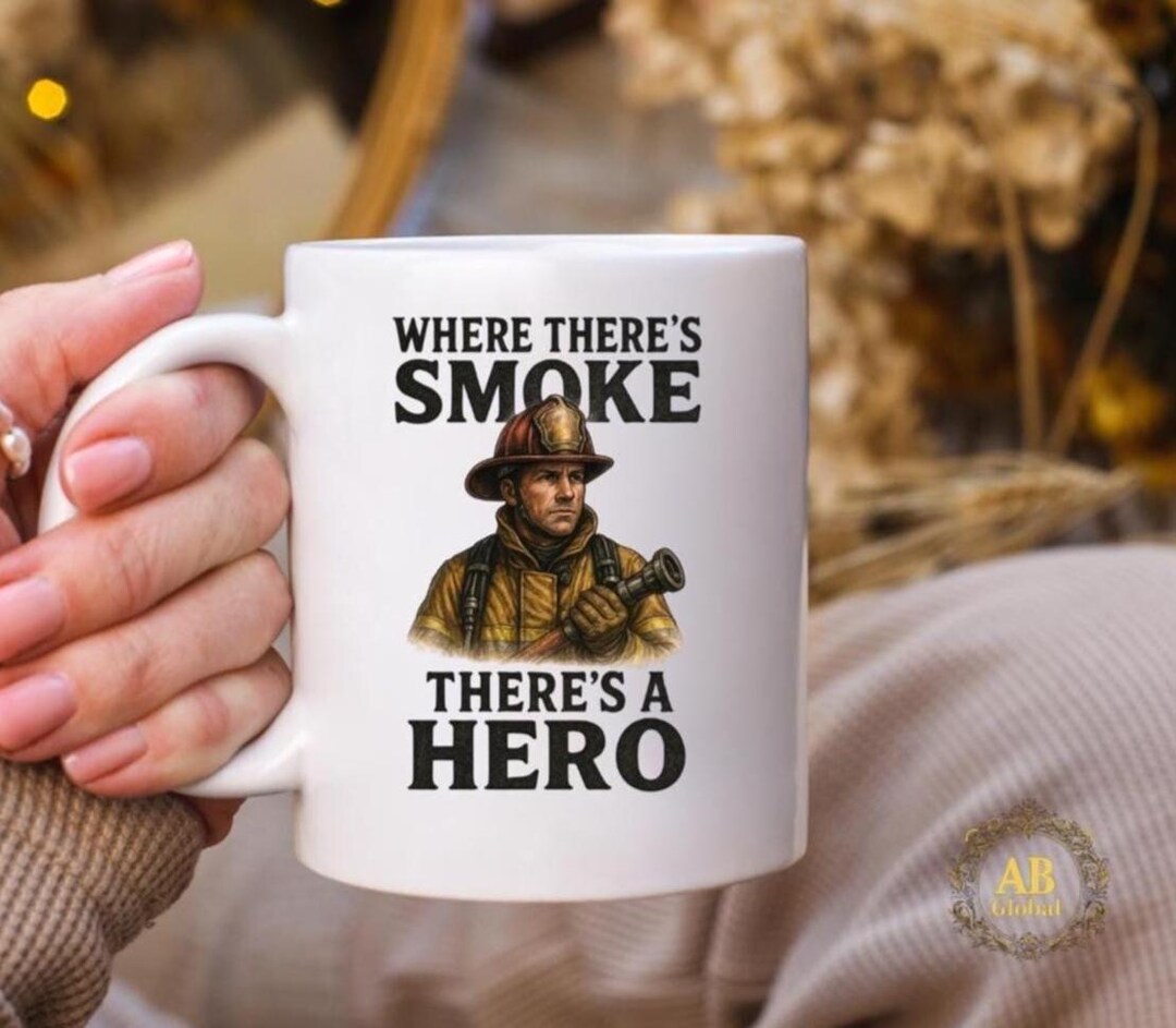 Firefighter Hero Ceramic Mug: Retirement Graduation Gift - Etsy
