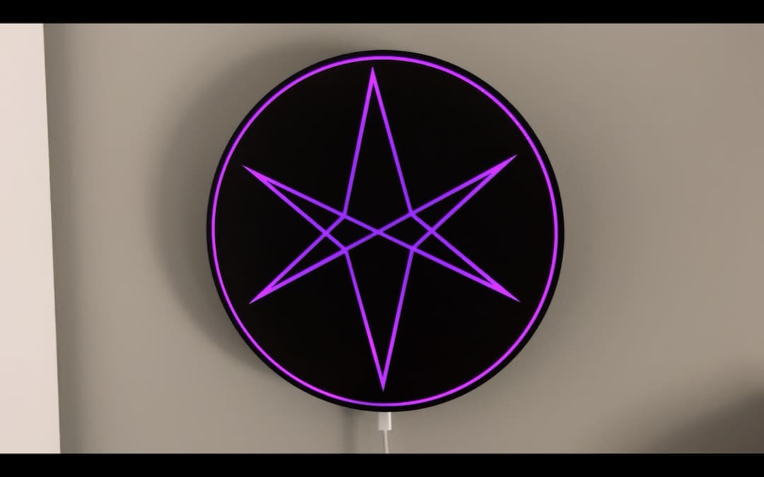 Bring Me the Horizon Hexagram Light Box — BMTH Band Decor — Metalcore ...