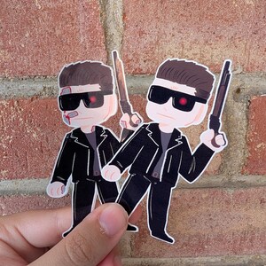 Terminator 2 Character Stickers - Etsy