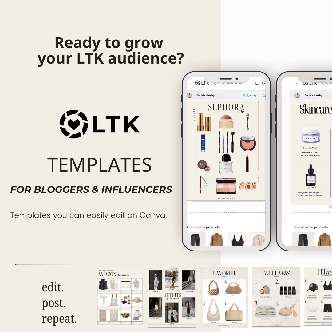 LTK Template 30 Editable LTK Canva Template LTK Top Seller Canva ...