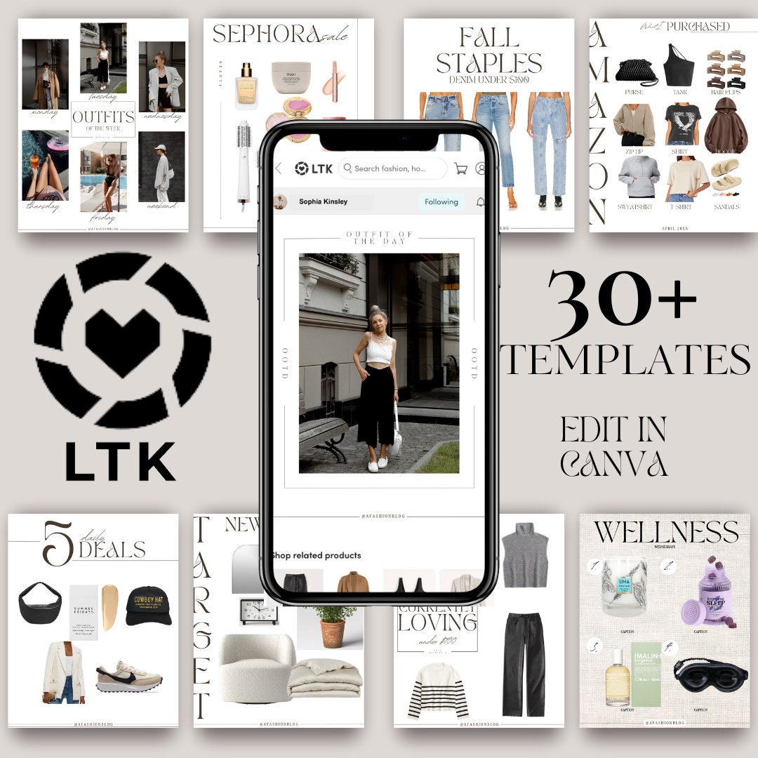 LTK Template 30 Editable LTK Canva Template LTK Top Seller Canva ...