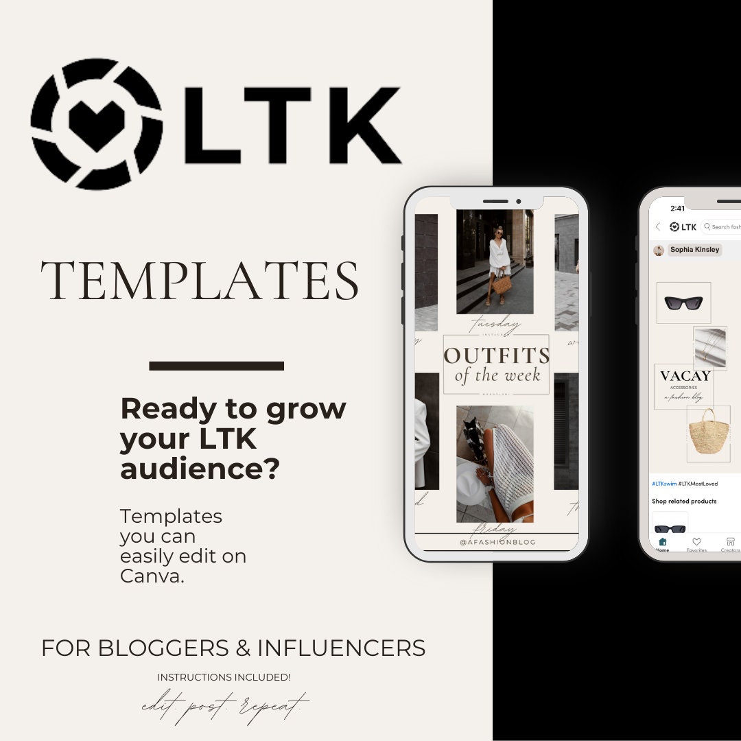 LTK Template 30 Editable LTK Canva Template LTK Top Seller Canva ...