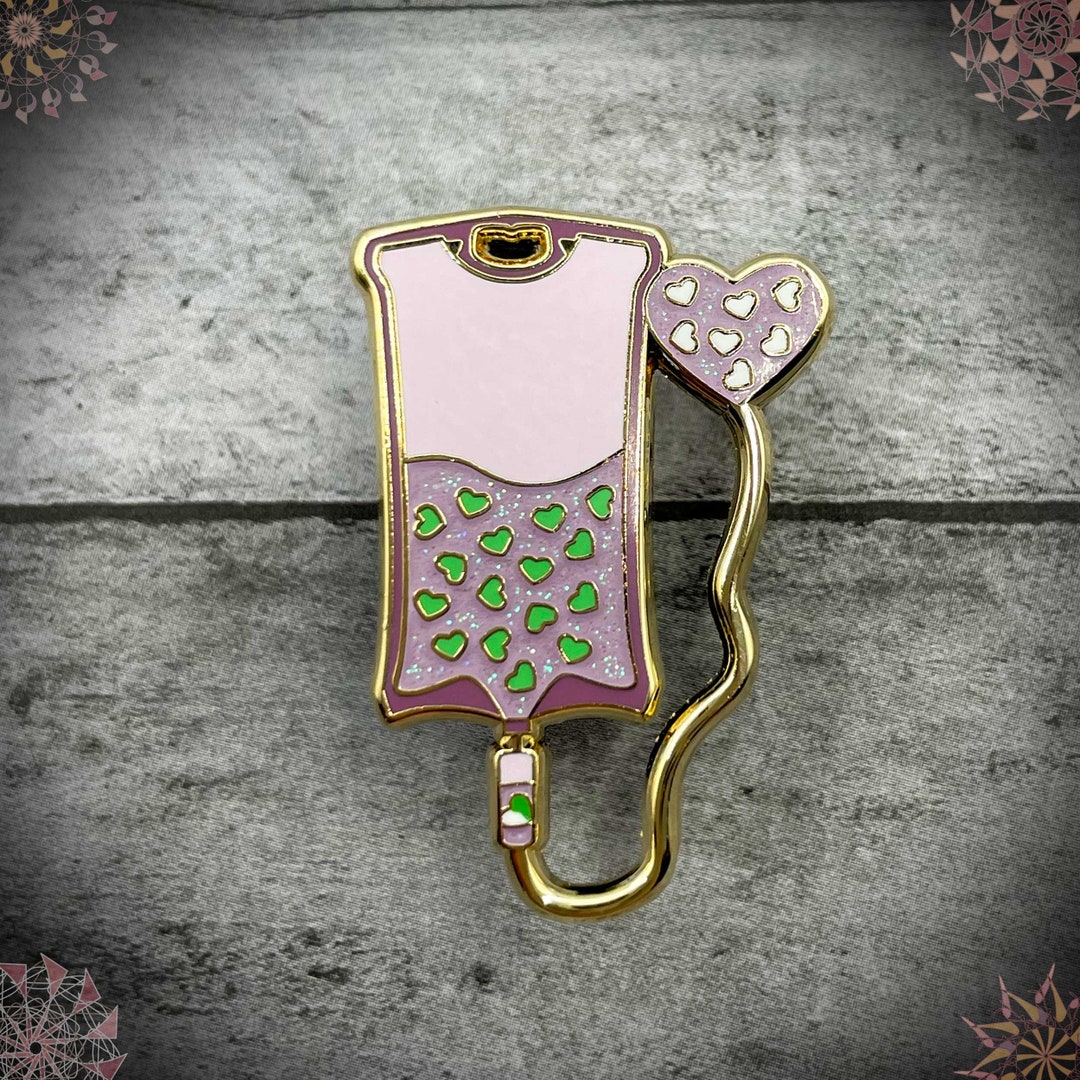 Nursing IV Bag Hard Enamel Pin, Nursing Pin, Cute Lapel Pin, Nurse Gift ...