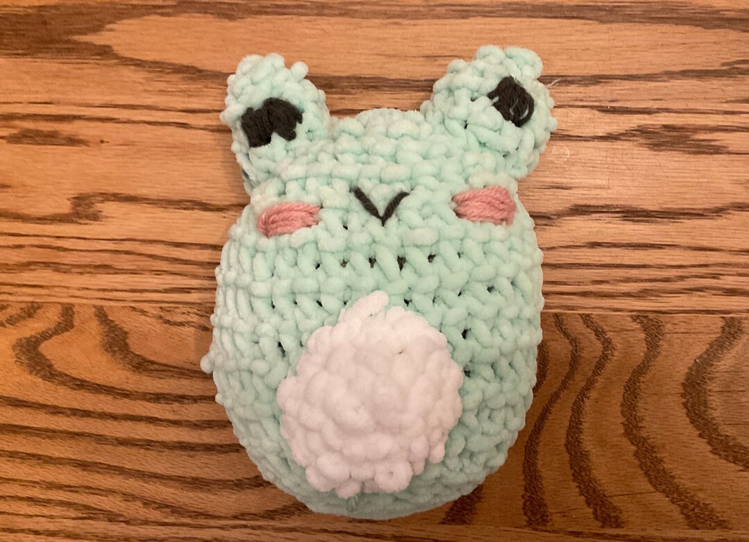 Handmade Cute Messy Crochet Frog Yarn Kids - Etsy