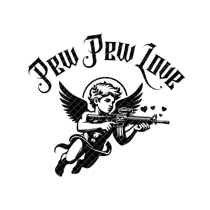 Pew Pew Love SVG PNG, Png File, Trump Svg, Military Svg, Cricut ...