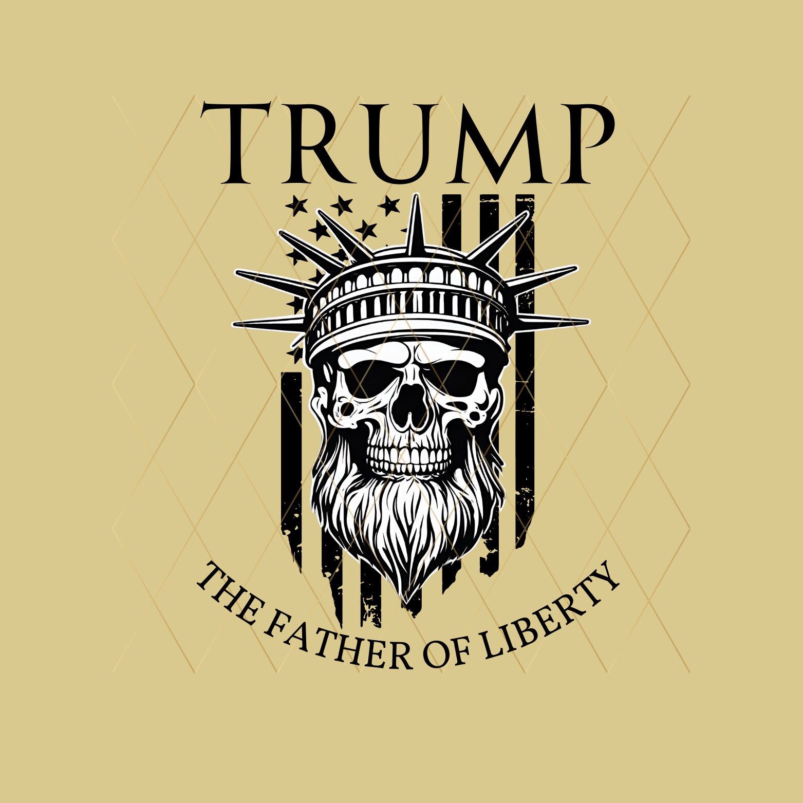 Trump Father of Liberty SVG PNG: Distressed Flag Clipart (printable) - Etsy
