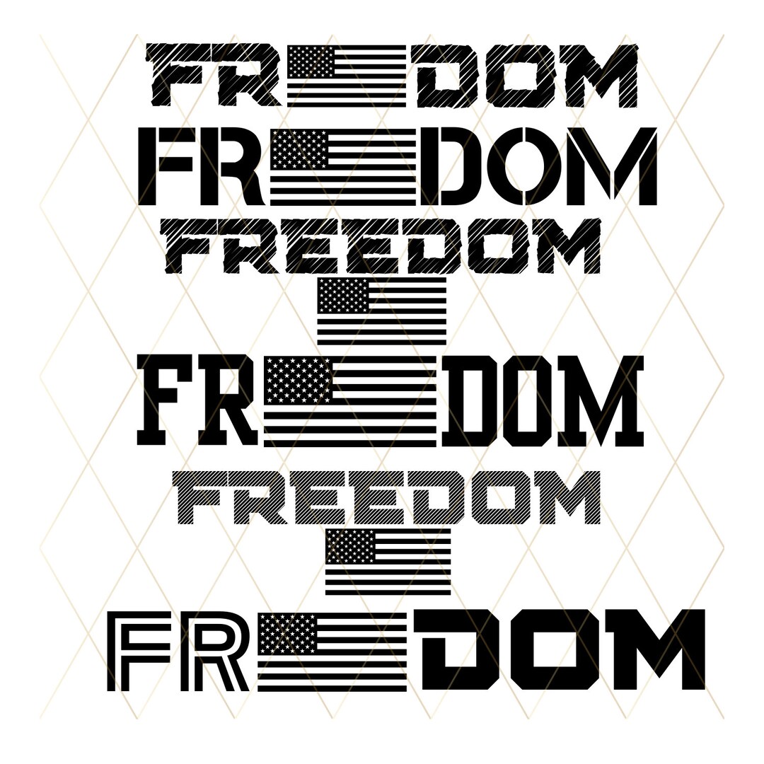 Freedom 16 Pack Zip File Svg Png, Cricut Files, Silhouette Files ...