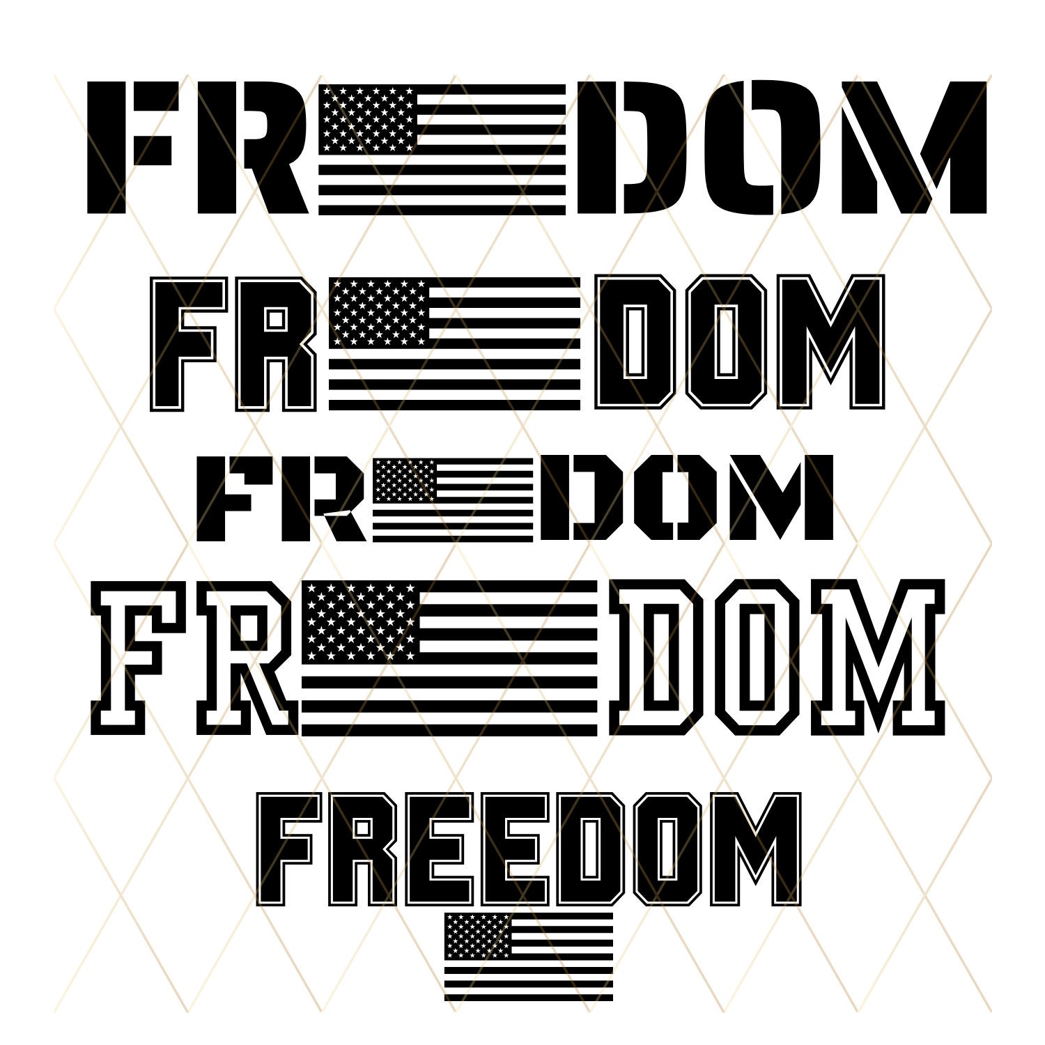 Freedom 16 Pack Zip File Svg Png, Cricut Files, Silhouette Files ...
