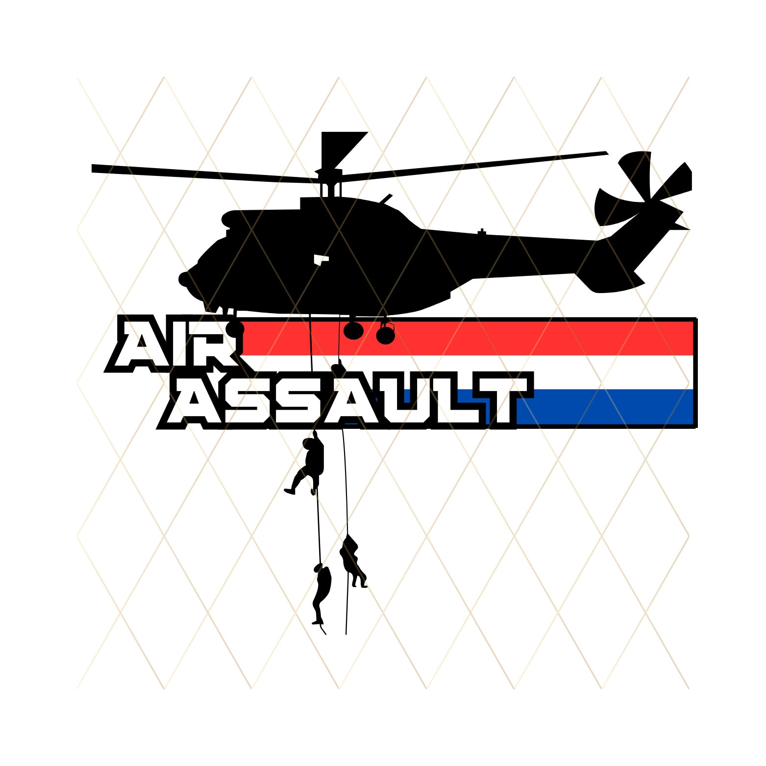 Air Assault Svg Png Military Svg Cricut Svg Silhouette Files Veteran Svg Flag Svg Patriot