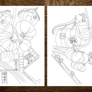 10 Printable PDF Digital Download Tomato Craziness Colouring Pages ...