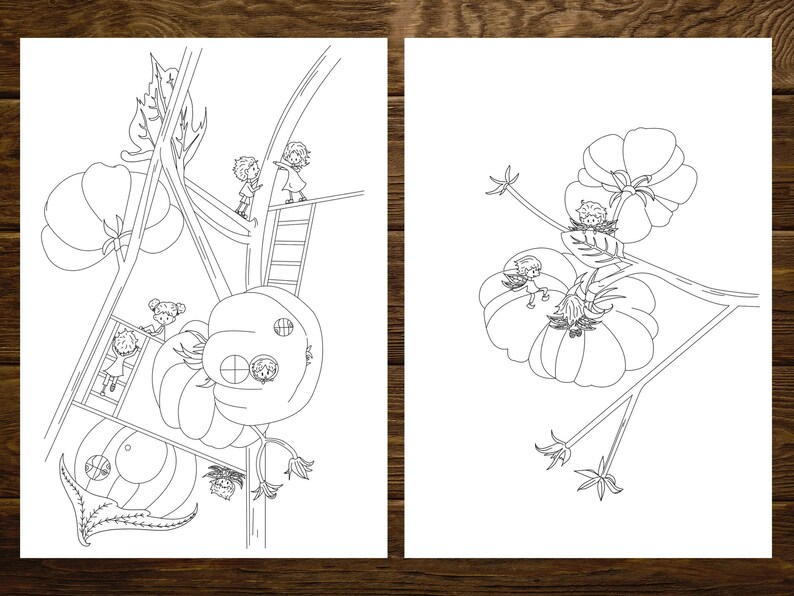 10 Printable PDF Digital Download Tomato Craziness Colouring Pages ...