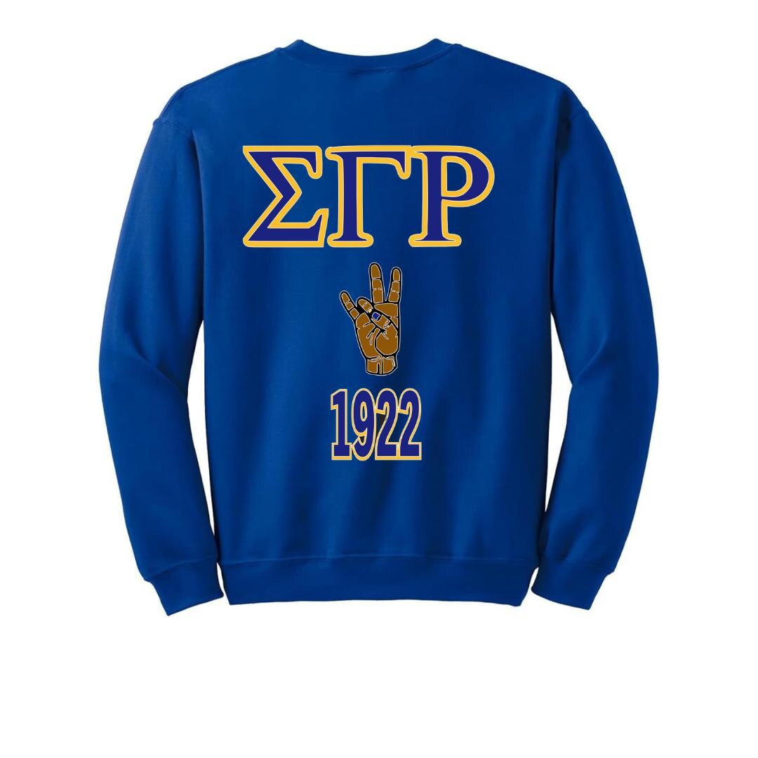 Sigma Gamma Rho “sign to 1922” Crewneck - Etsy