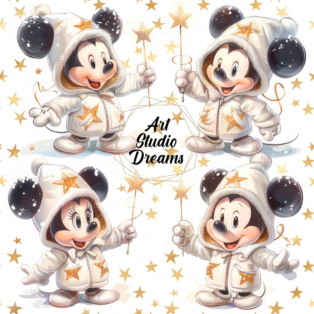 Wizard Mouse Inspired Character Fabrics in Cotton, Jersey, Polyester or ...