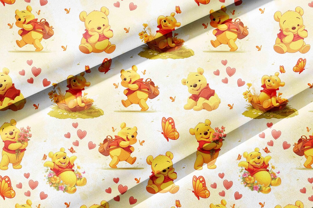 Character Fabrics Inspired by Little Bears in Cotton, Jersey, Polyester ...