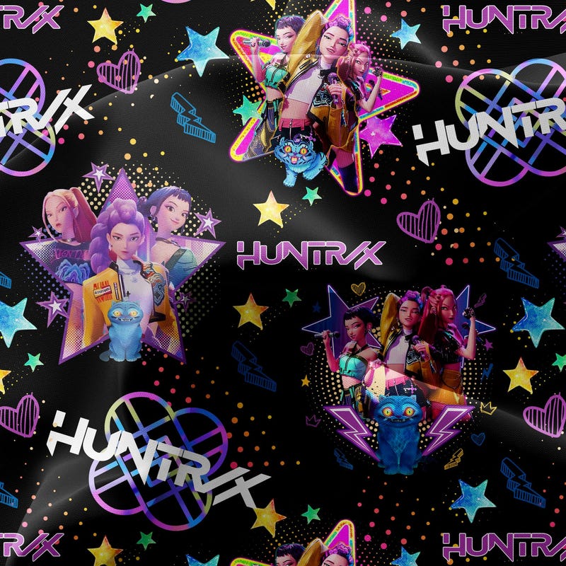 Huntrix Paper Doll - Etsy