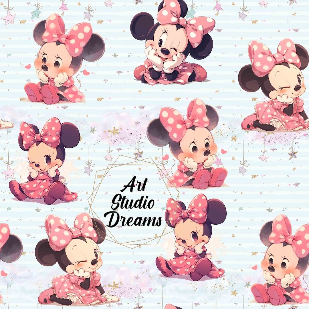 Blue Star Mouse Inspired Character Fabrics in Cotton, Jersey, Polyester ...