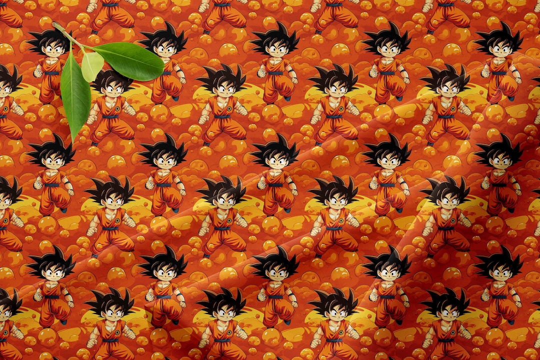 Anime Dragon Inspired Character Fabrics in Cotton, Jersey, Polyester or ...