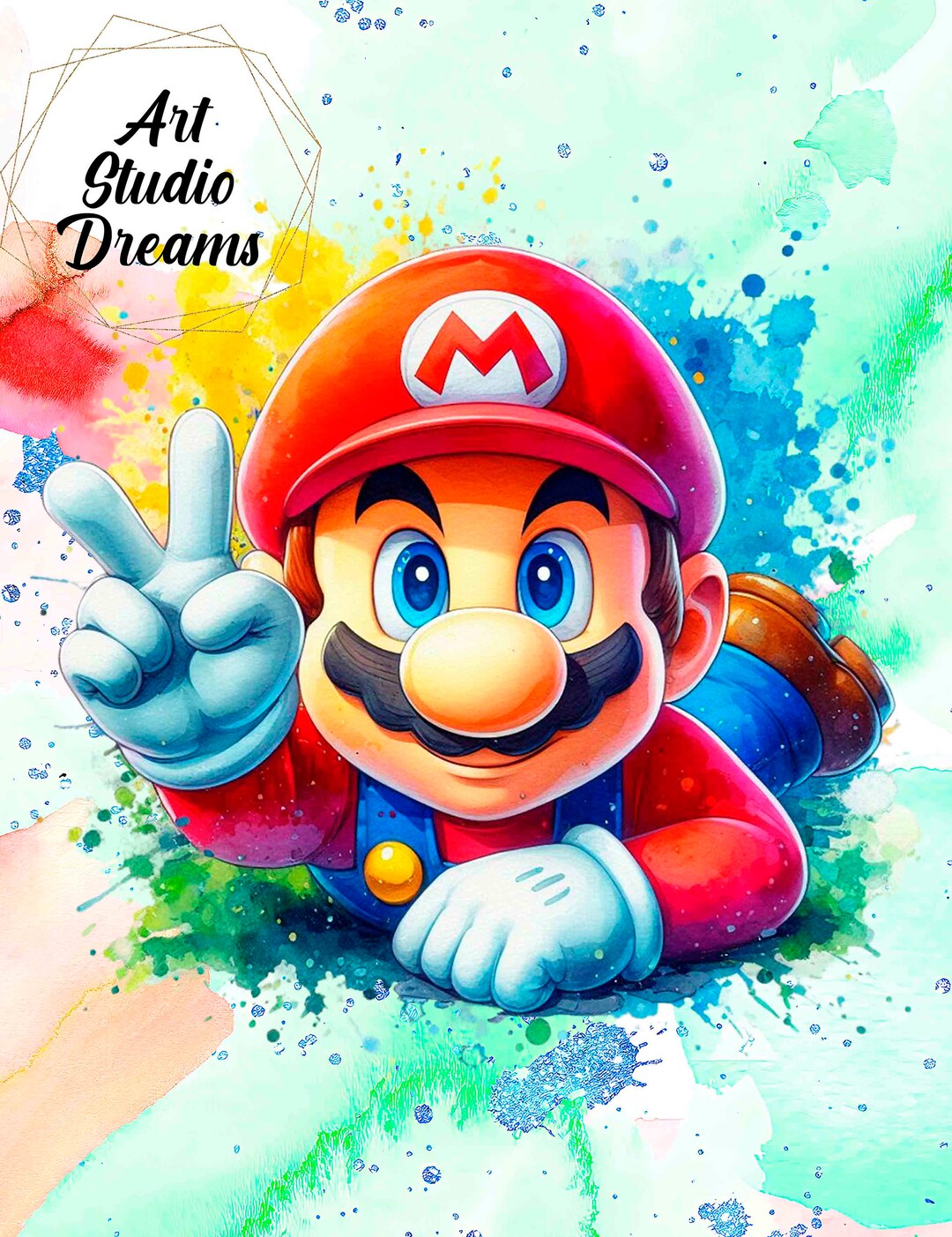 Cotton - Mario Panels - Etsy