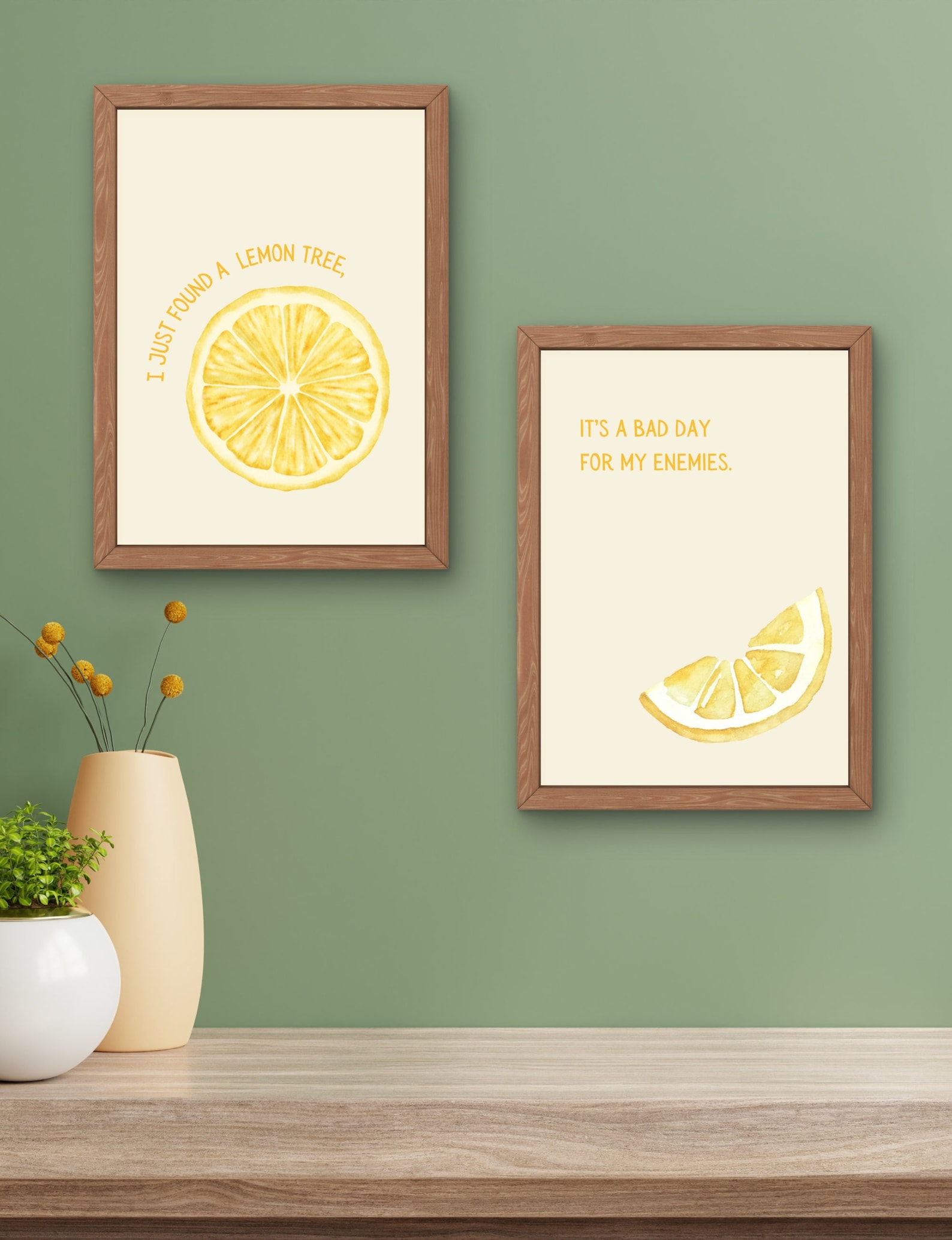 Lemon Tree Lyrics Print Set 2 - Etsy