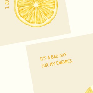 Lemon Tree Lyrics Print Set 2 - Etsy