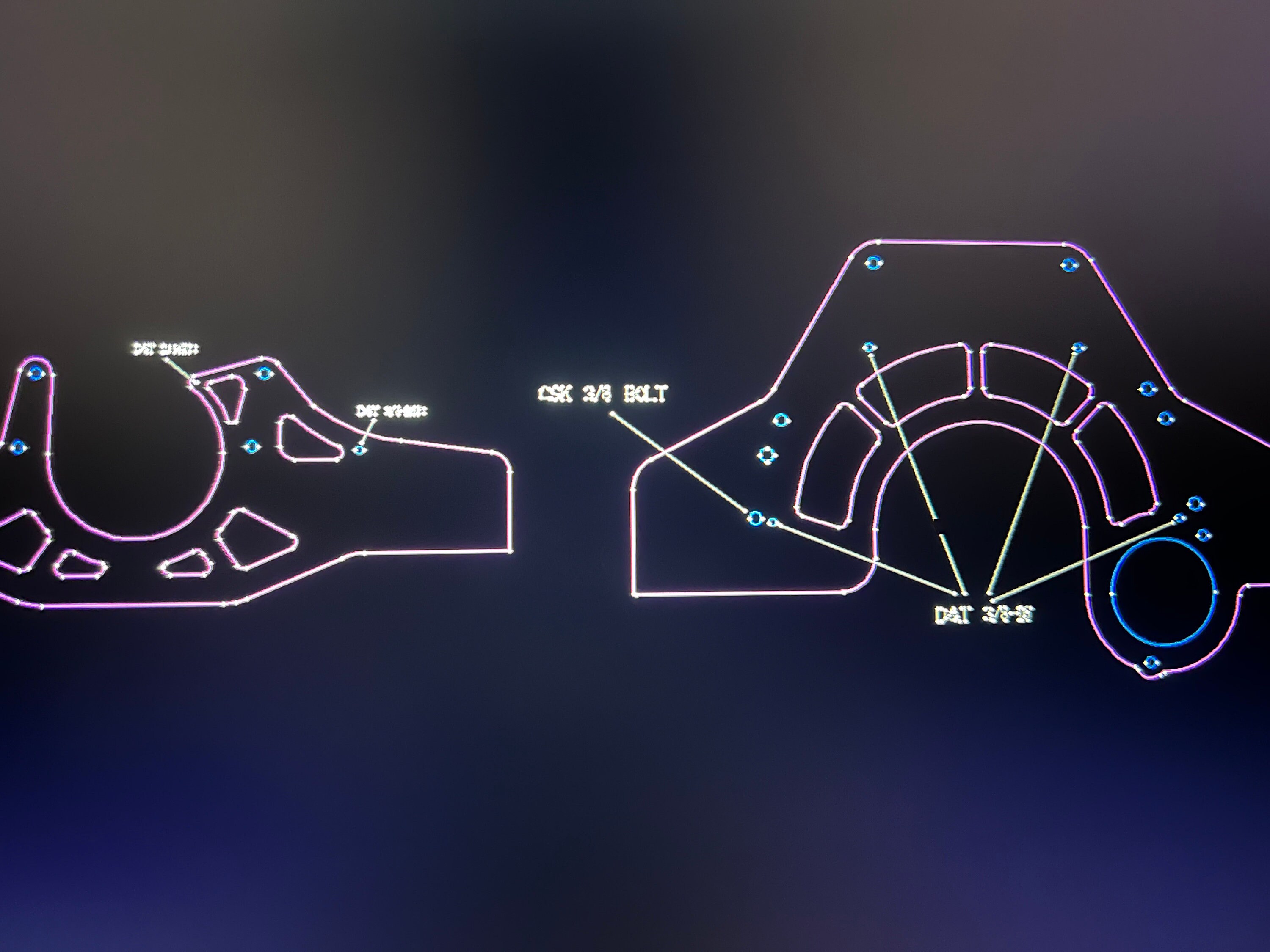 Ford 460 Bellhousing Motor Plates DXF File for Jet Boat - Etsy