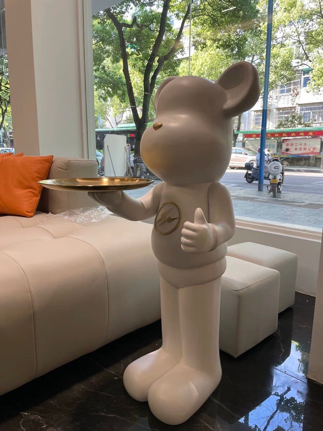 Bear Rick Risen , Sculpture 100 Cm , Home Decor , Bearbrick , Bearbrick ...