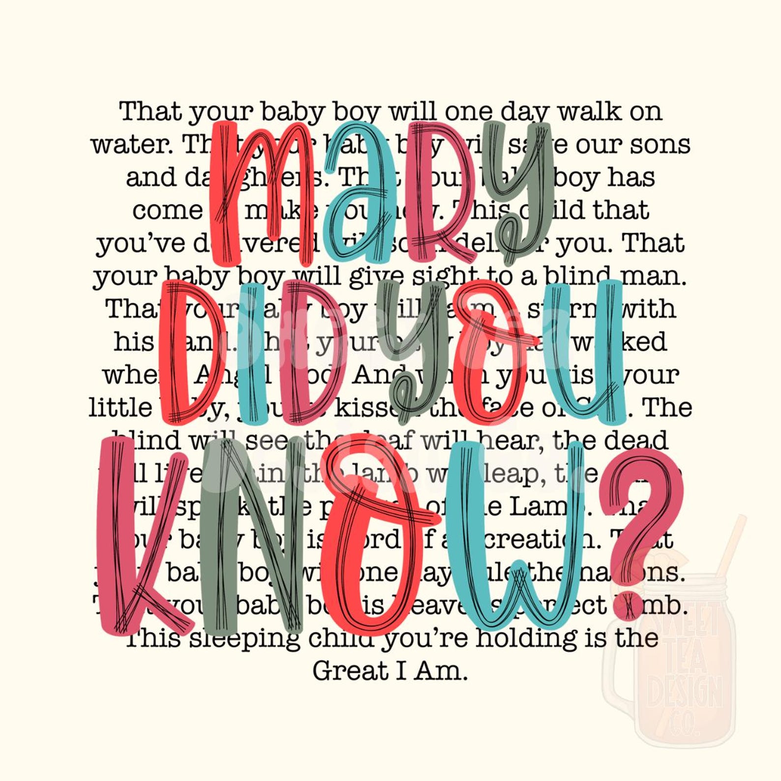 Mary Did You Know? Doodle Font - PNG - Christmas, Typewriter - Etsy