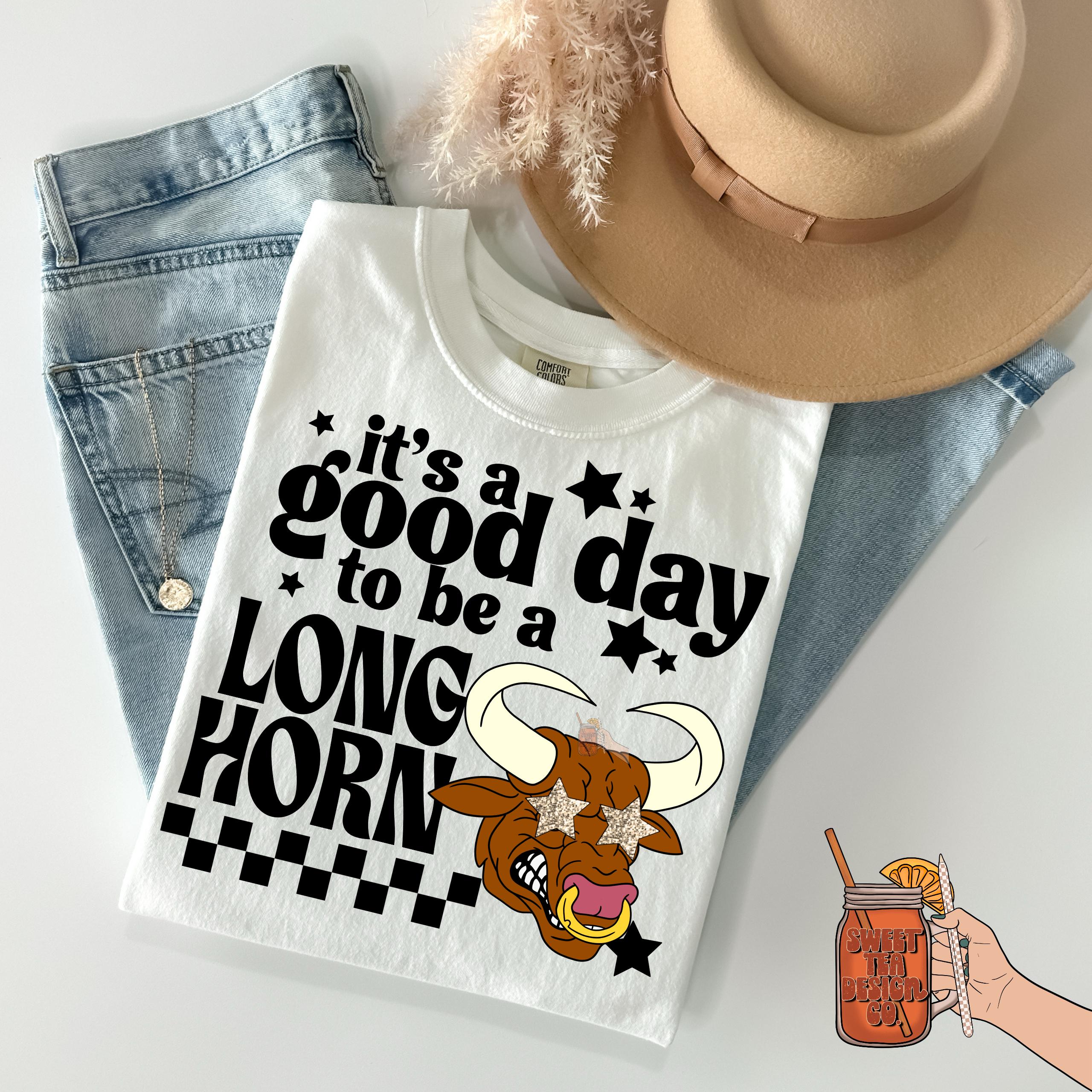 It’s a Good Day to Be an Longhorn PNG Digital Download Mascot Design ...