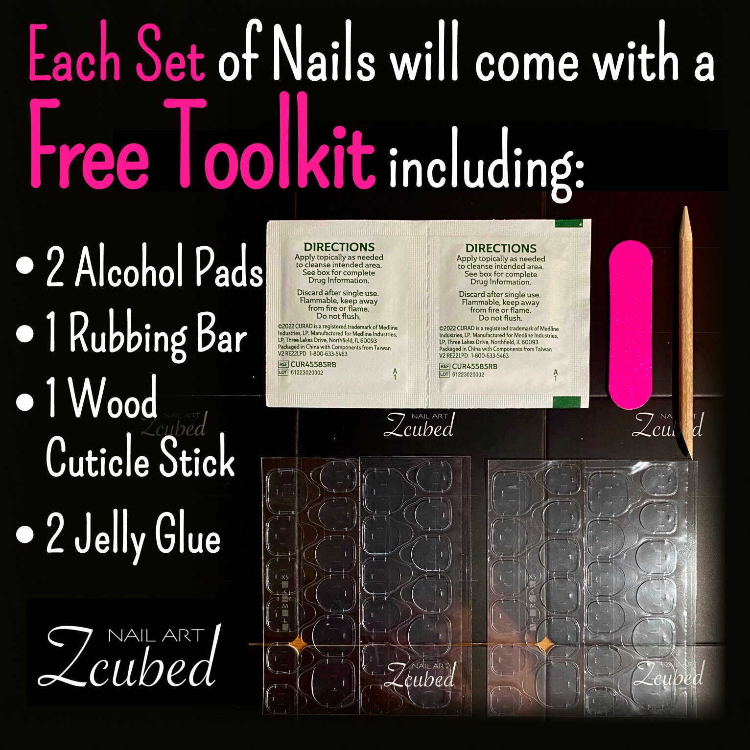 27-32mm Silver Cat Eye Gem Press-on Nail 100% Handmade Premium Nail ...