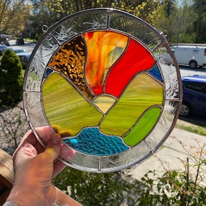 Circle Stained Glass Layout Frames - Etsy