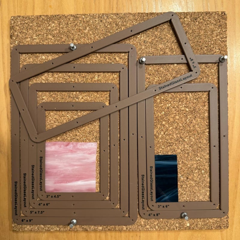 StainedGlassLayout - Etsy