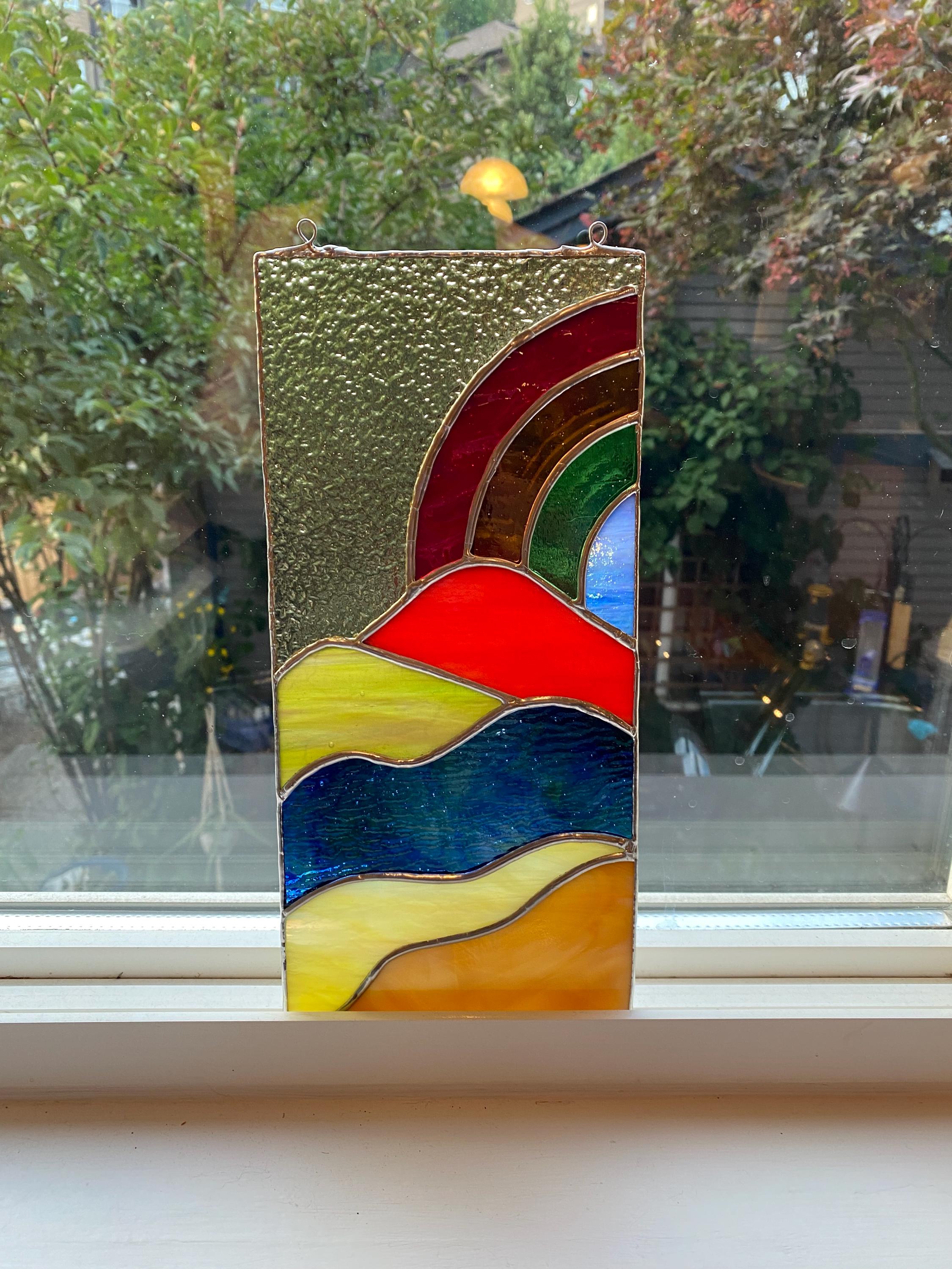 Rectangle Stained Glass Layout Frames - Etsy