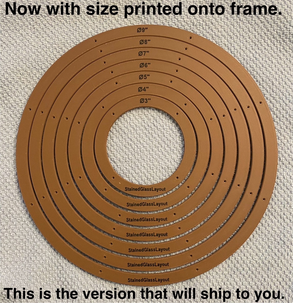 Circle Stained Glass Layout Frames - Etsy