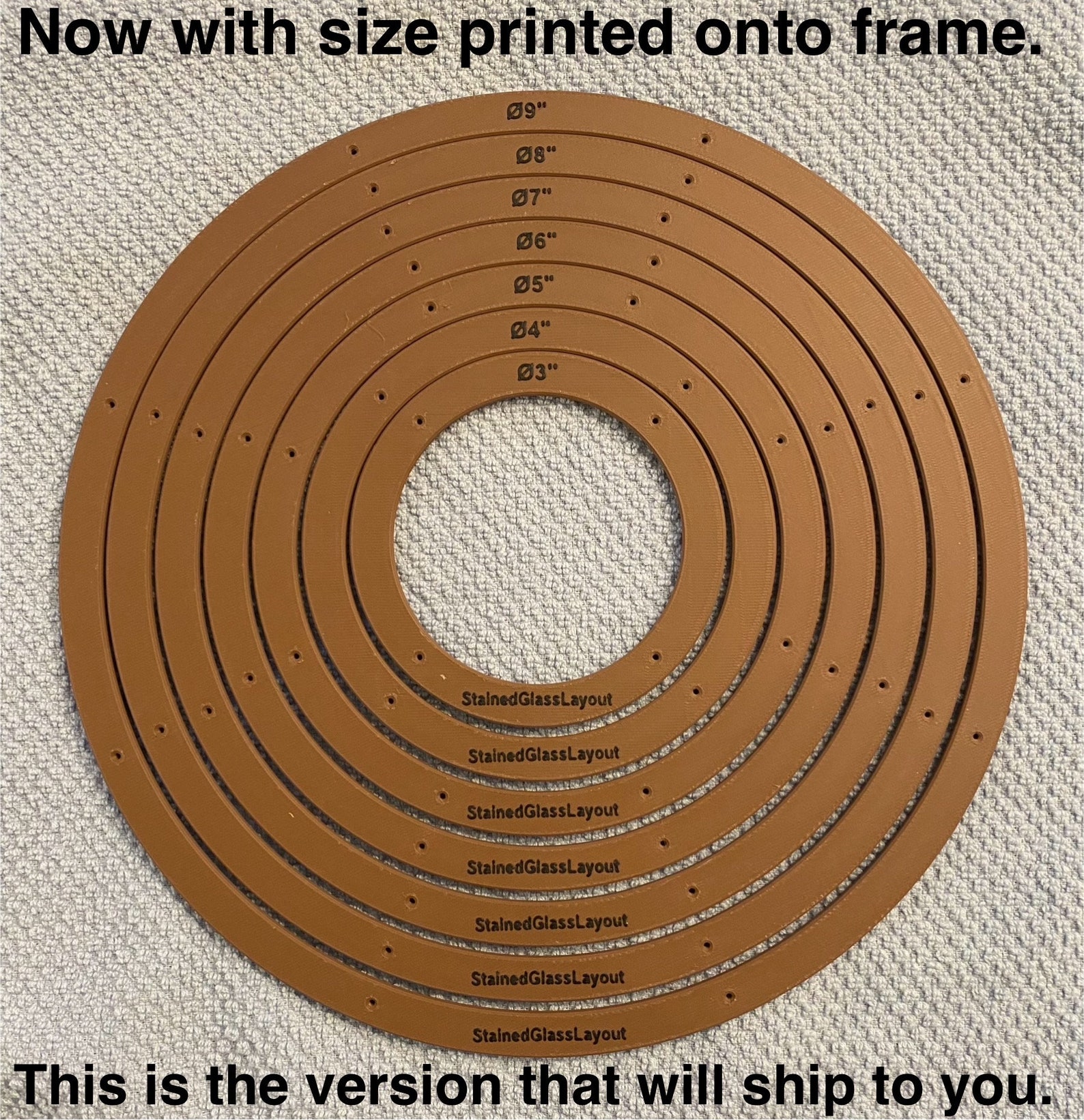 Circle Stained Glass Layout Frames - Etsy