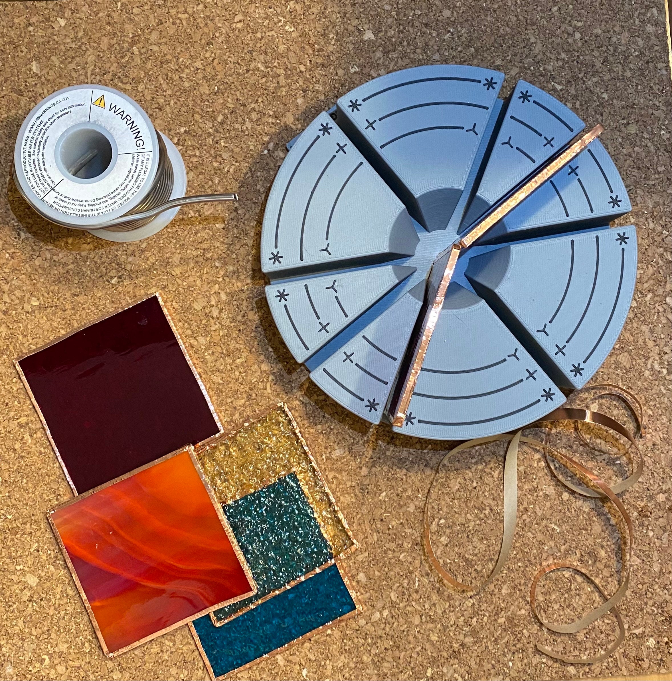 3D Stained Glass Angle Jig Fixture - Etsy