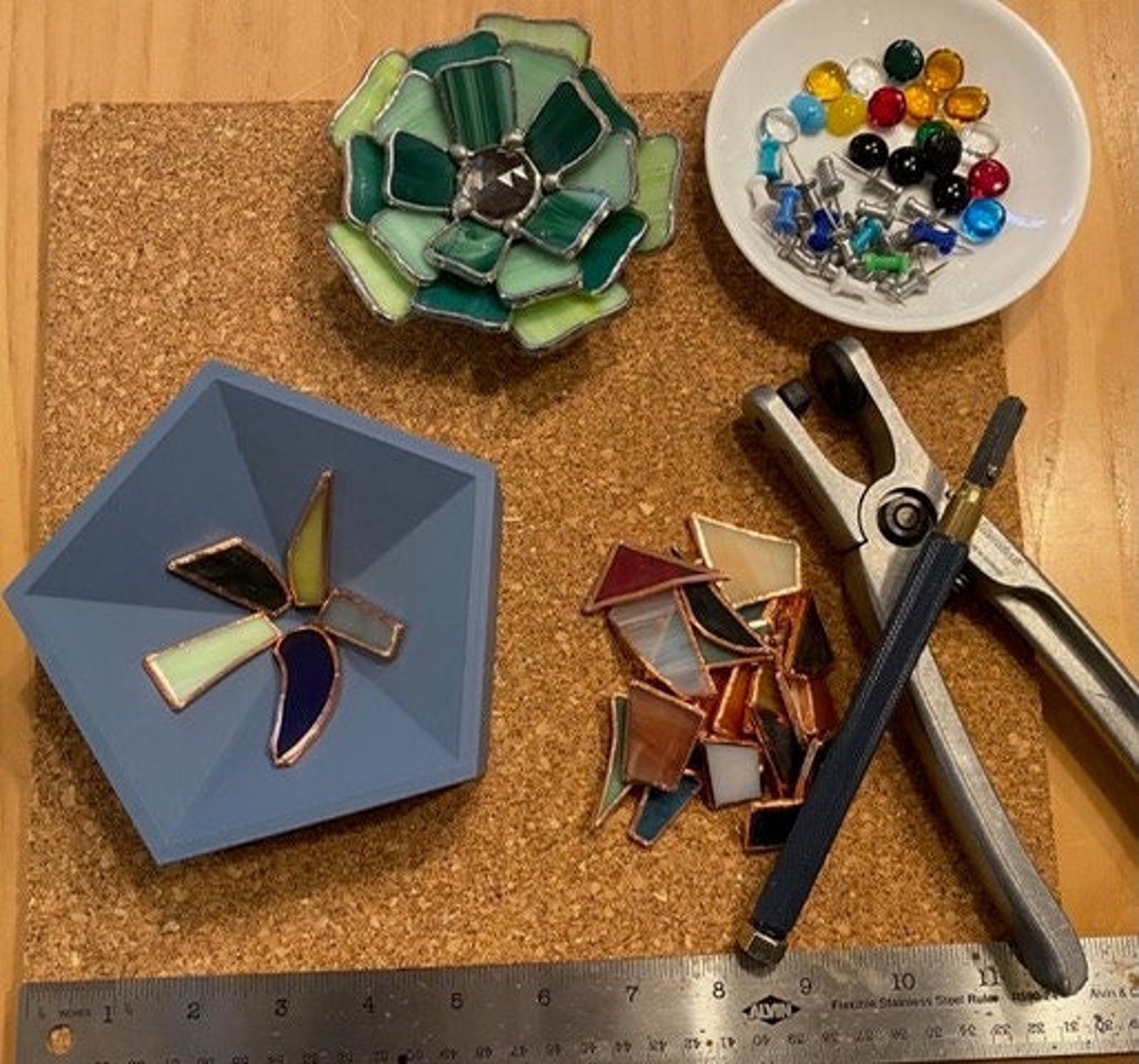 Succulents or Plants D20 Stained Glass Jig Fixture - Etsy