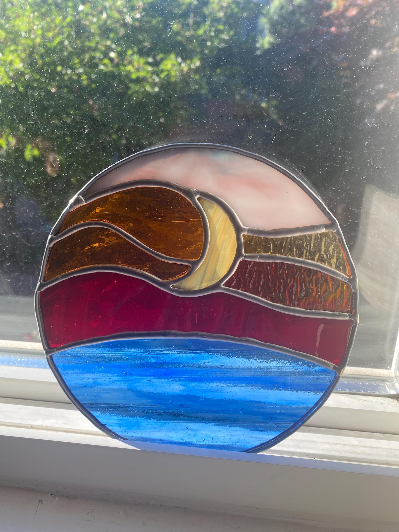 Circle Stained Glass Layout Frames - Etsy