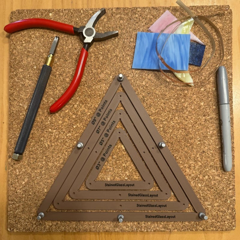 StainedGlassLayout - Etsy