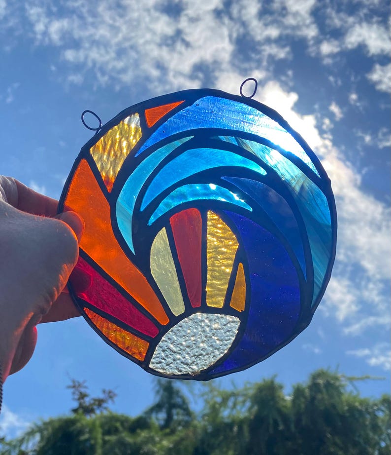 Circle Stained Glass Layout Frames - Etsy