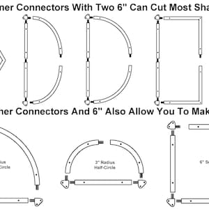Modular Stained Glass Layout Frame Sets - Etsy