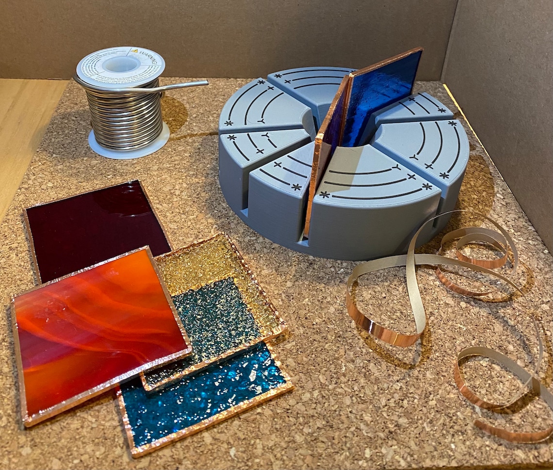 3D Stained Glass Angle Jig Fixture - Etsy