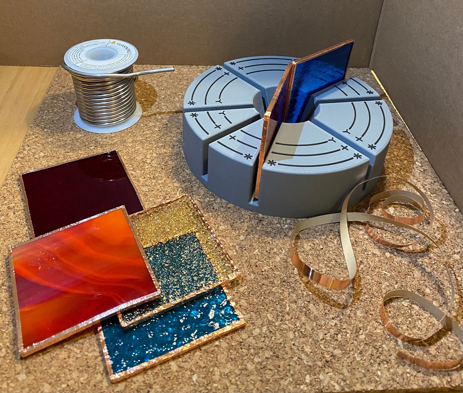 3D Stained Glass Angle Jig Fixture - Etsy