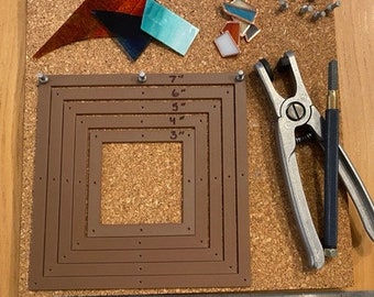 Circle Stained Glass Layout Frames - Etsy