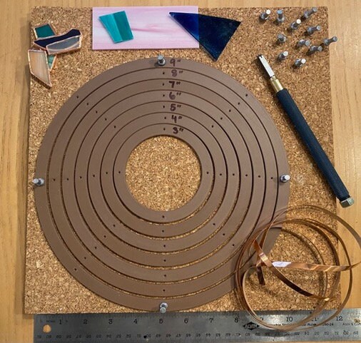 Circle Stained Glass Layout Frames - Etsy