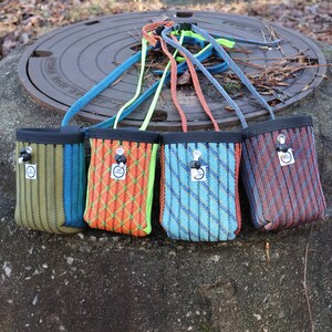 Chalk Bag Made From Retired Climbing Rope - Upcycled and Sustainable ...