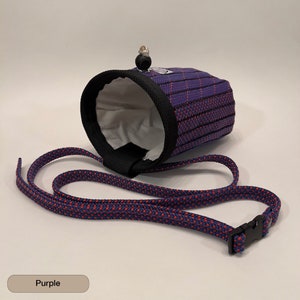 Chalk Bag Made From Retired Climbing Rope Upcycled and Sustainable ...
