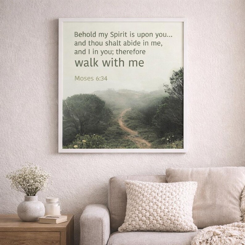 2026 LDS Youth Theme Digital Download | Walk With Me Scripture Quote ...