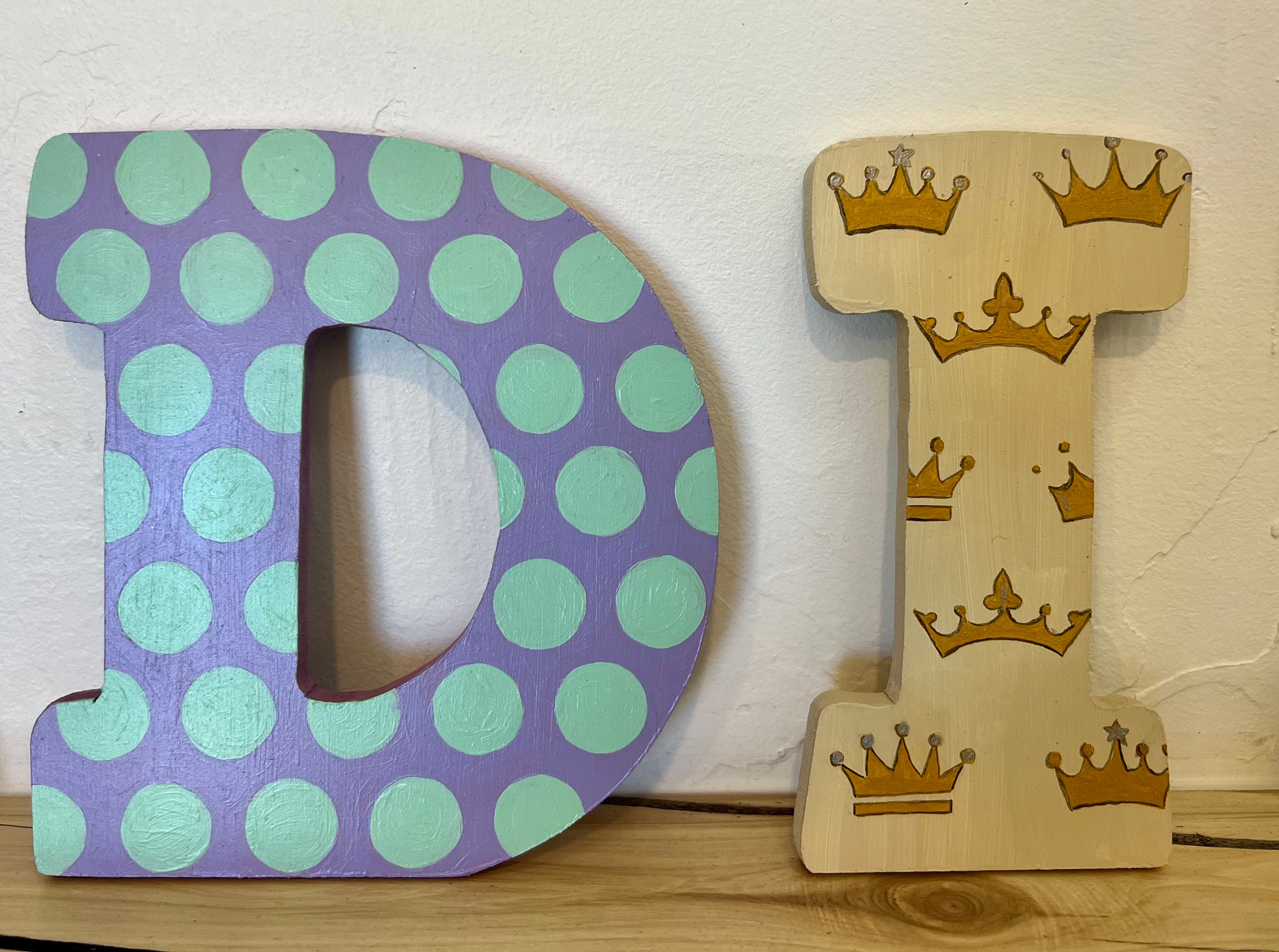 12 Wooden Letter Princess Unicorn Castle Letters Kids Room Custom Sign ...