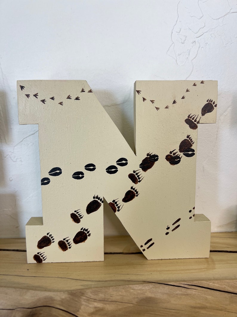 6" Wooden Letter | Letters Kids Room | Custom Sign | Baby Shower Gift ...
