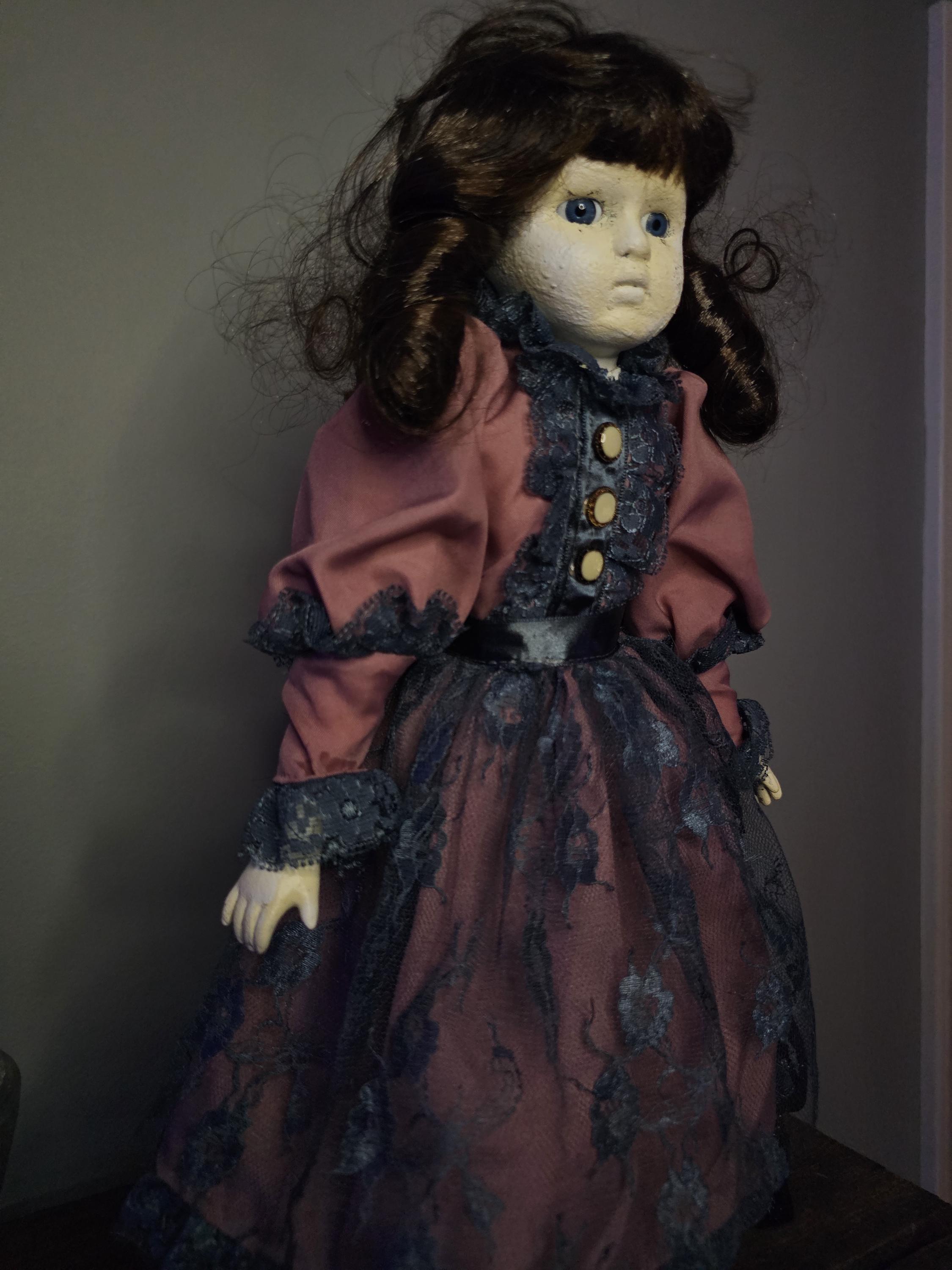 Victorian Gothic Porcelain Doll Eerie Handmade Creepy Doll Searching ...